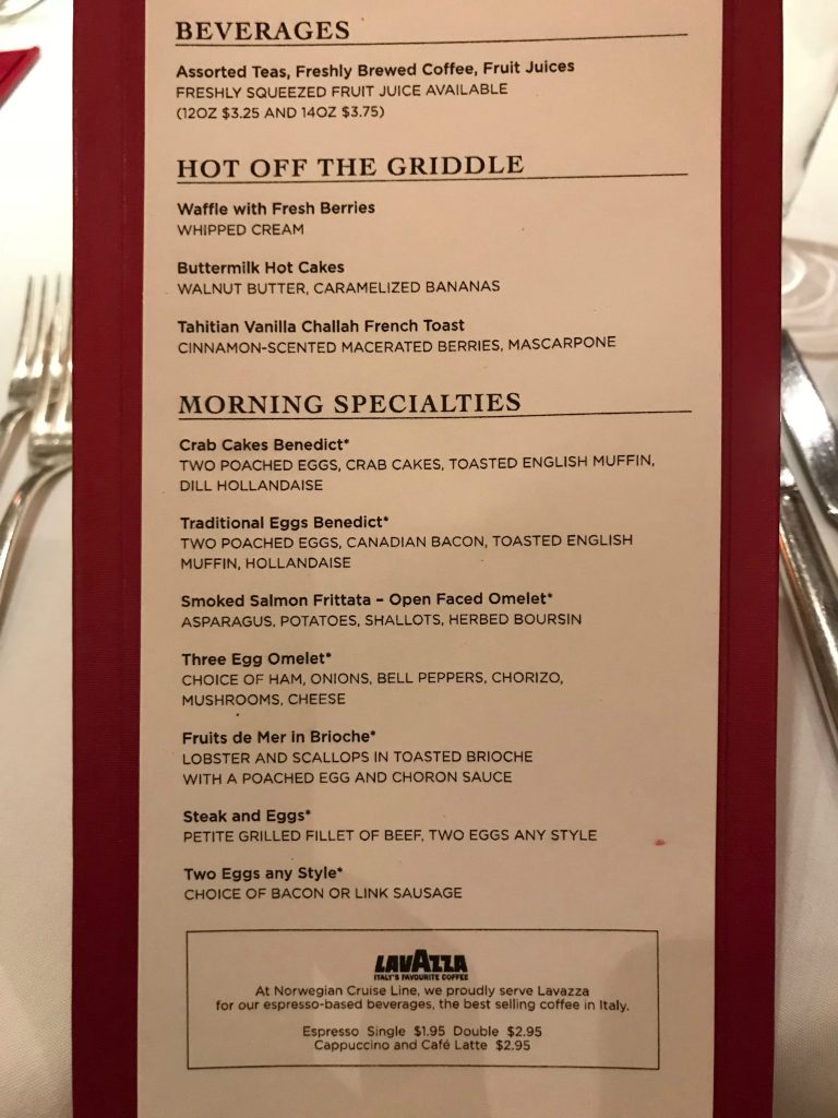 Foodie Guide to the Norwegian Spirit Cruise Ship w/ Restaurant Reviews